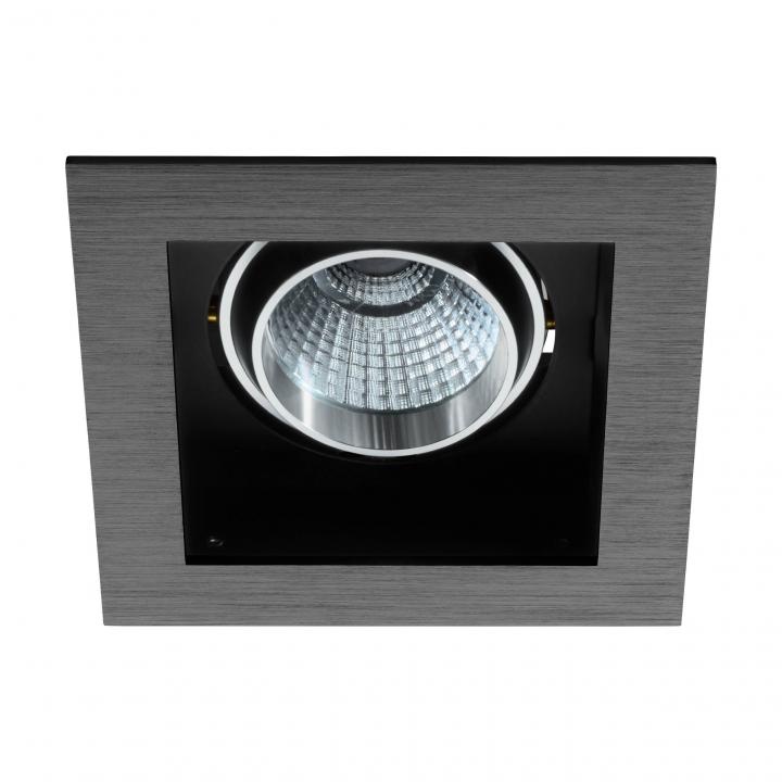Inbouwspot LED 'Biscari 1' 7W Zwart incl. driver • Van den Heuvel ...