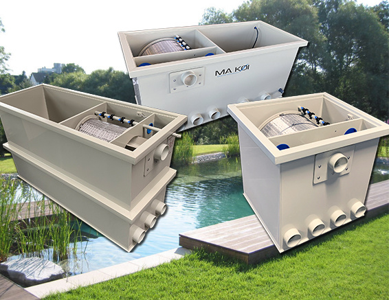 Trommelfilters - MPF Biodrum Trommelfilters - MA-koi