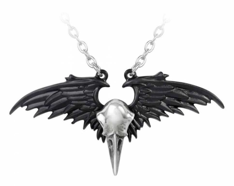 Raven Schedel ketting Ravenger - Alchemy | Boutique Trukado - Boutique ...