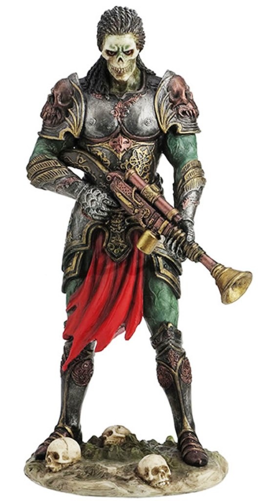 Armoured Zombie Warrior figurine 22.5cm | Boutique Trukado - Boutique ...