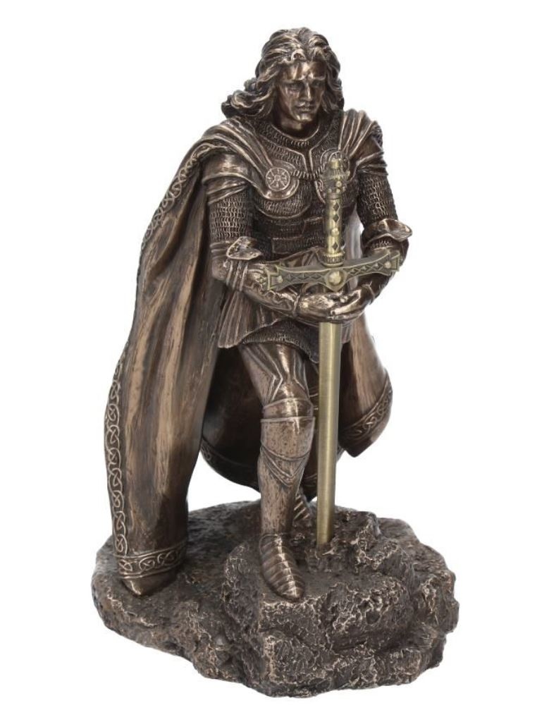 King Arthur Sword in the Stone Statue Letter Opener | Boutique Trukado ...