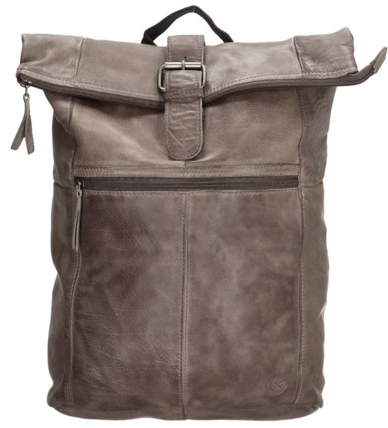 Hide & Stitches Rolltop Backpack 13,3" taupe | Boutique Trukado ...