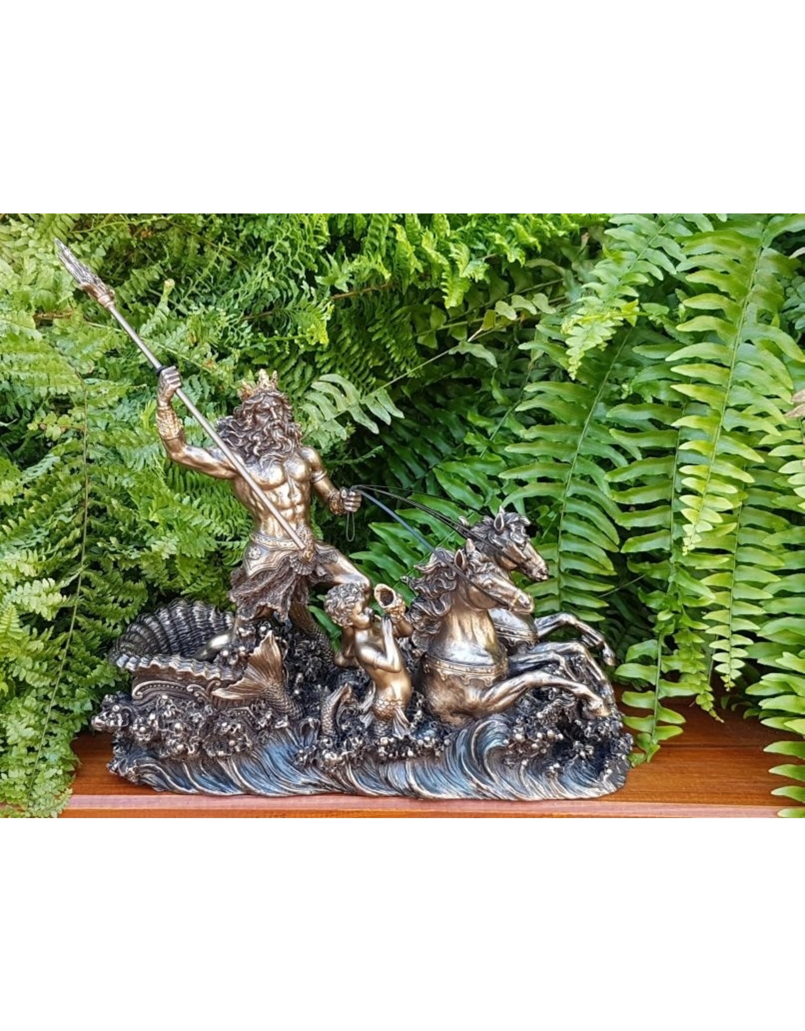 Poseidon with Chariot and Hippocampus statue | Boutique Trukado ...