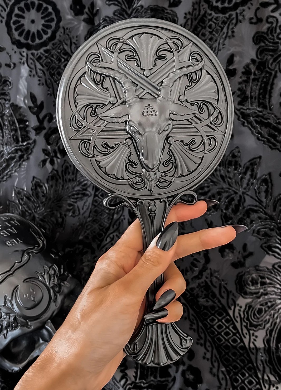 Killstar Lord of Night Hand Mirror | Boutique Trukado - Boutique Trukado