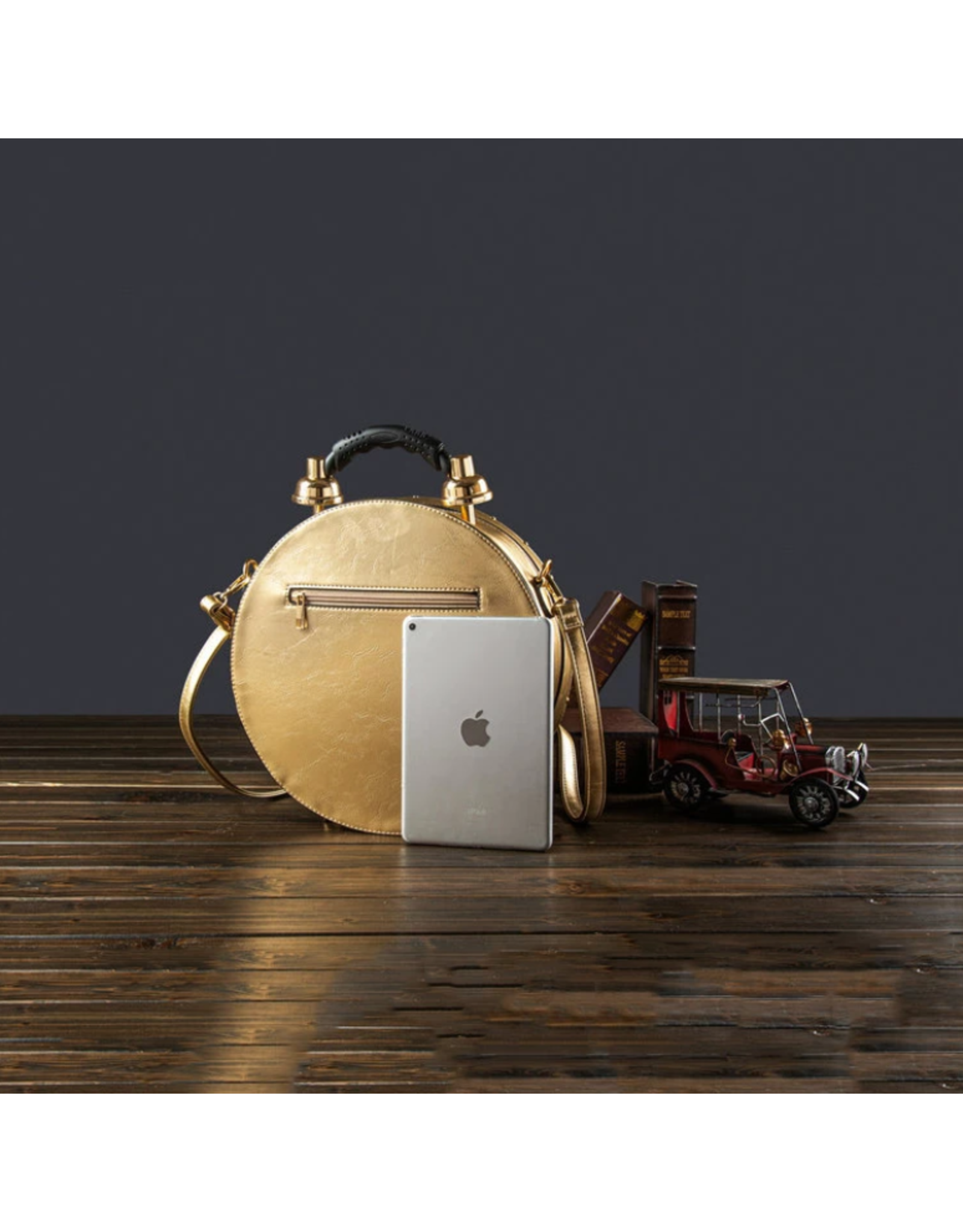 Clock bag with Working Clock Vintage Green (large) | Boutique Trukad ...