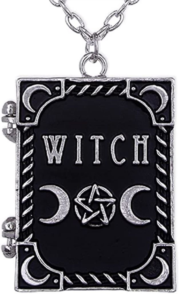 Witch Book Shaped Black Locket Restyle | Boutique Trukado - Boutique ...