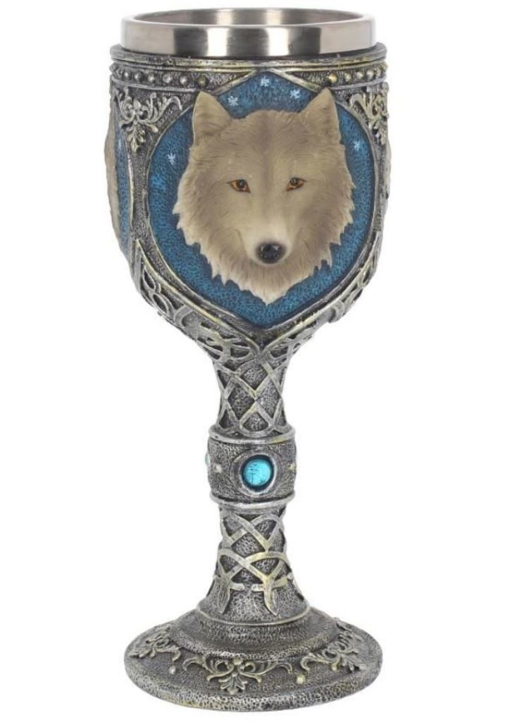 Lone Wolf Kelk 19,5cm Nemesis Now | Boutique Trukado - Boutique Trukado