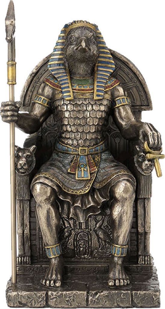 Egyptian God Horus on the Throne Veronese Design | Boutique Trukado ...