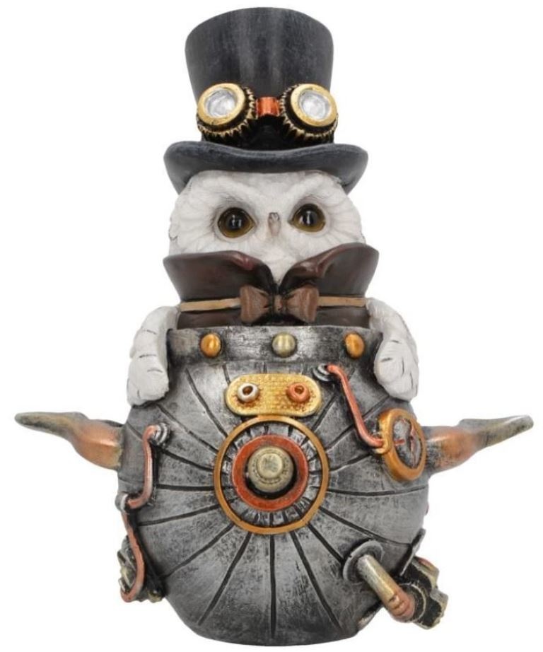Nemesis Now Avian Invention Steampunk Uil Beeldje | Boutique Trukado ...
