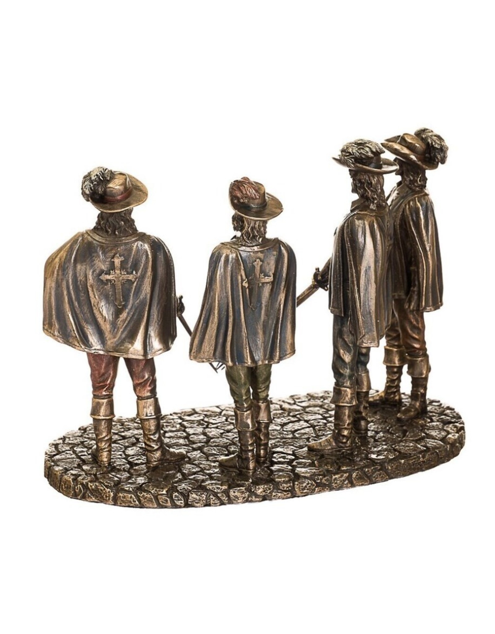 Veronese Design The Three Musketeers Bronzed Statue | Boutique Trukado ...