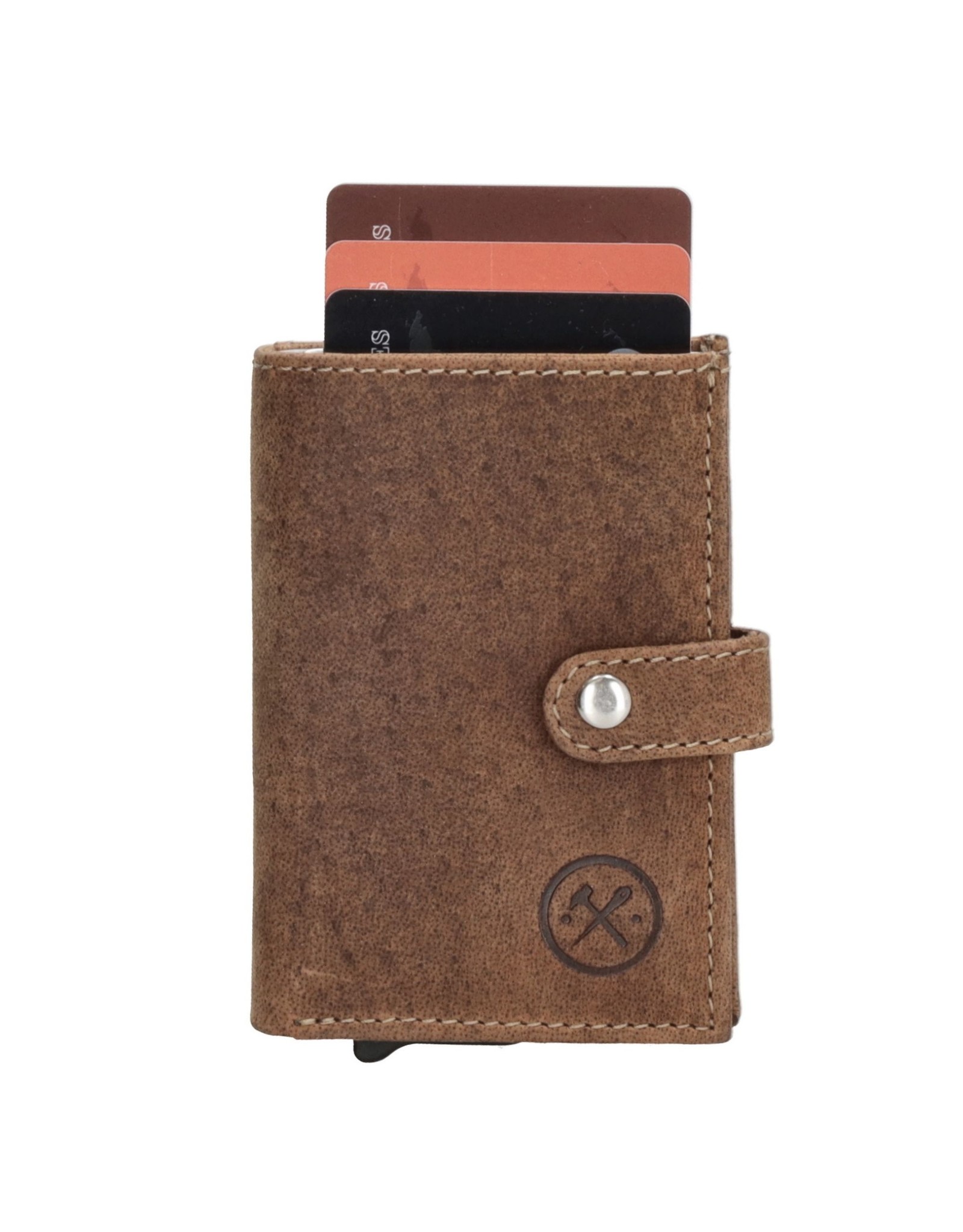 Hide & Stitches Safety Wallet & Key Ring Set Brown | Boutique Trukado ...