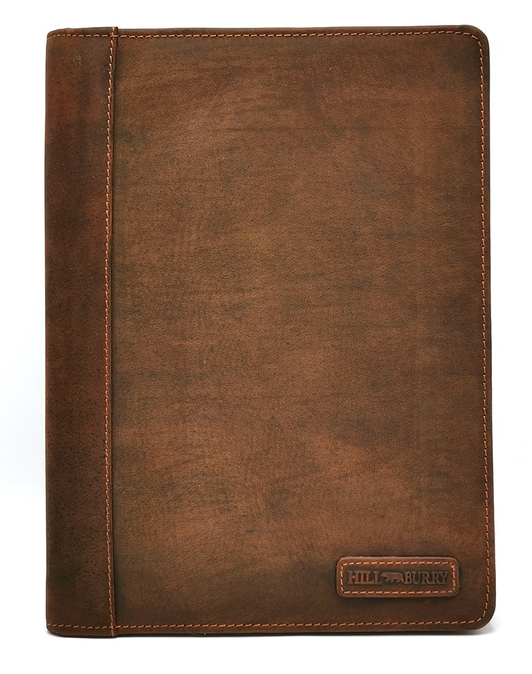 Hillburry Leren Schrijfmap A4 Dossiermap Document Organizer | Trukado ...
