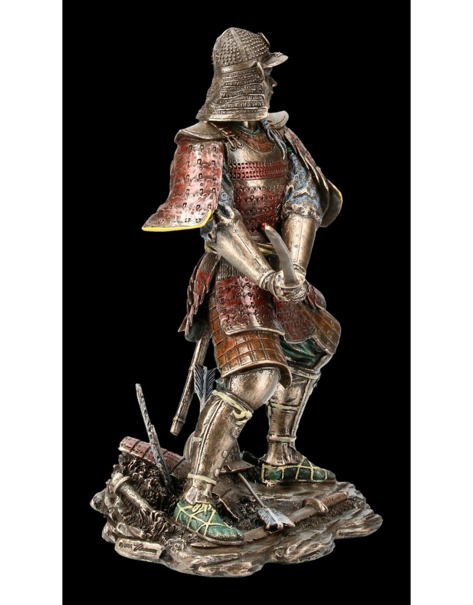 Japanese Samurai bronzed statue Veronese Design | Boutique Trukado ...
