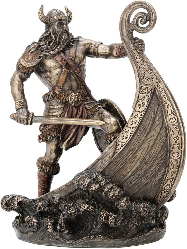 Viking on the Prow of Viking Sloop Veronese Design | Boutique Trukado ...