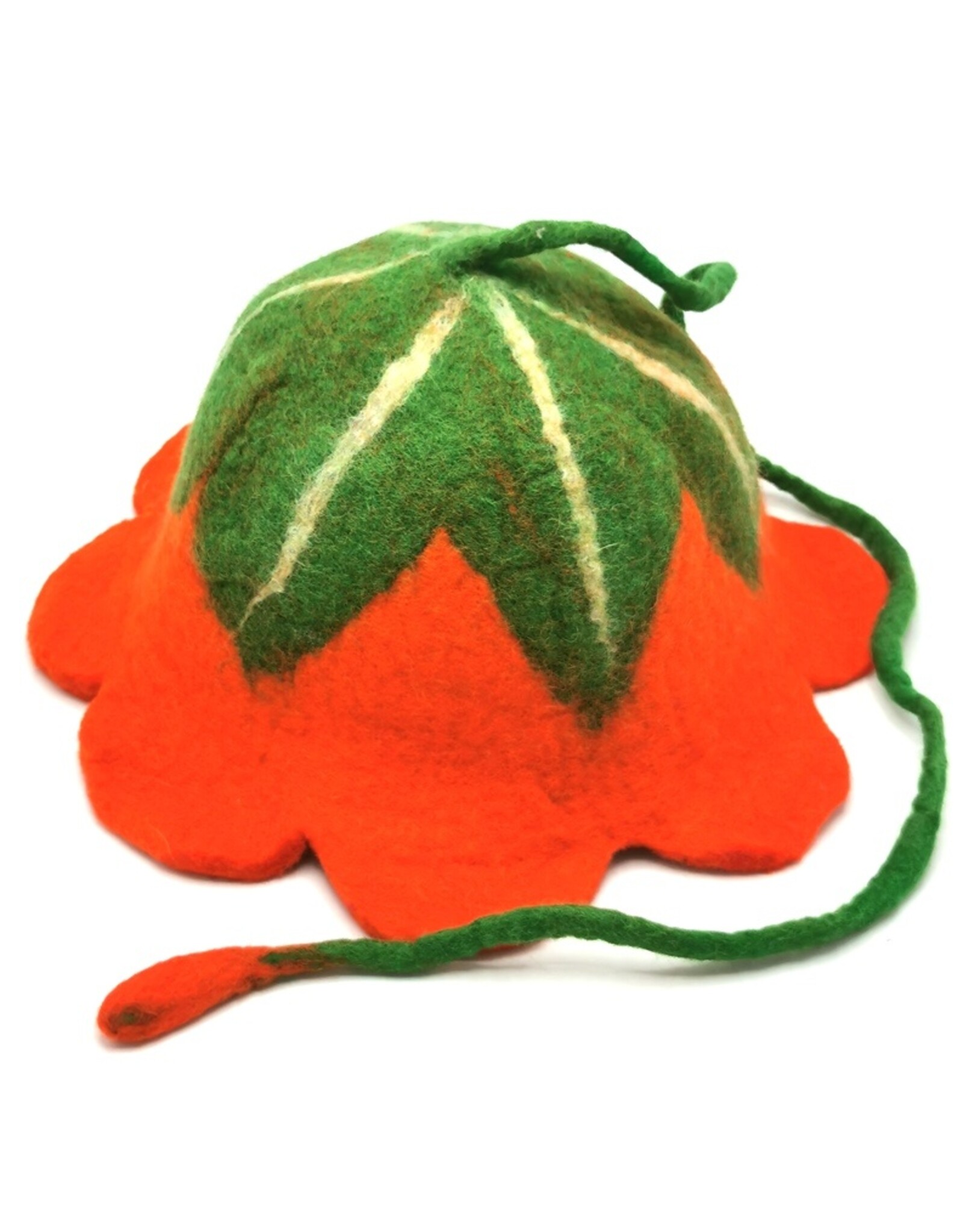 Vilten hoed Vilten hoed Oranje Bloem | Boutique Trukado - Boutique Trukado