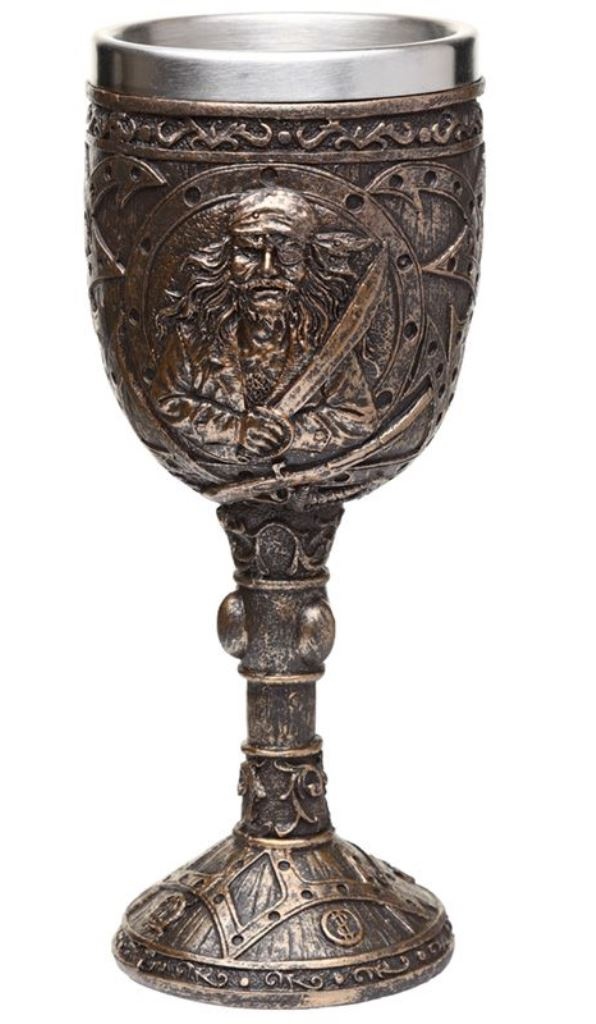 Piraten Kelk - Geborsteld Goud Hout-effect | Boutique Trukado - Boutique Trukado