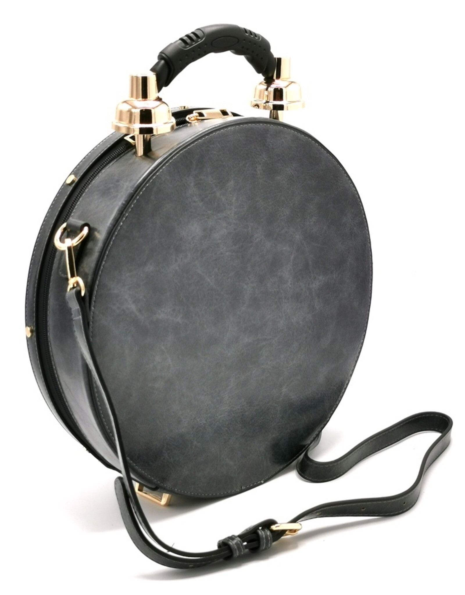 Clock bag with Working Clock grey (large) | Boutique Trukado - Boutique ...