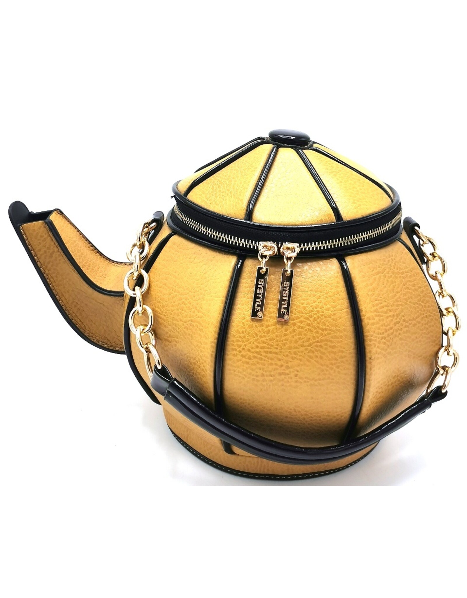 Teapot handbag Mustard Yellow | Boutique Trukado - Boutique Trukado
