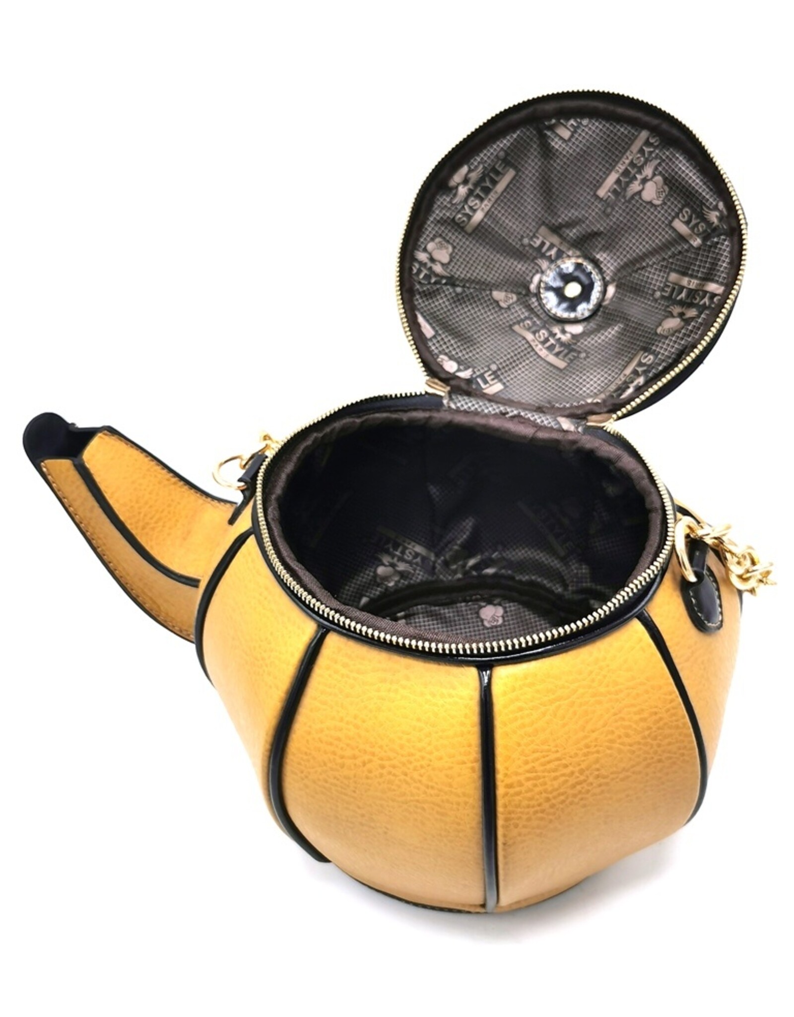Teapot handbag Mustard Yellow | Boutique Trukado - Boutique Trukado