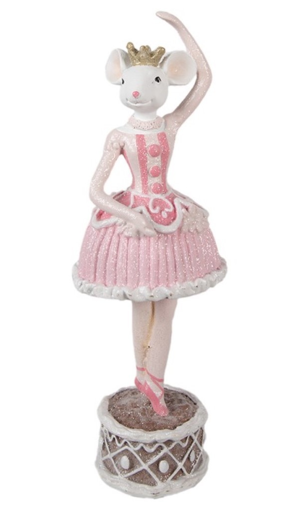 Beeldje Muis Ballerina Dansend 27cm | Boutique Trukado - Boutique Trukado