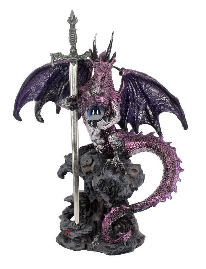 Gothic Fantasy Briefopener Dragon Blade 22,5cm | Boutique Trukado ...