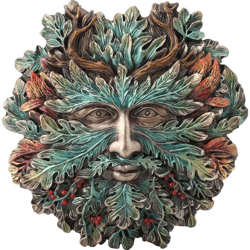 Greenman WINTER SOLSTICE Wall Plaque Veronese | Boutique Trukado ...