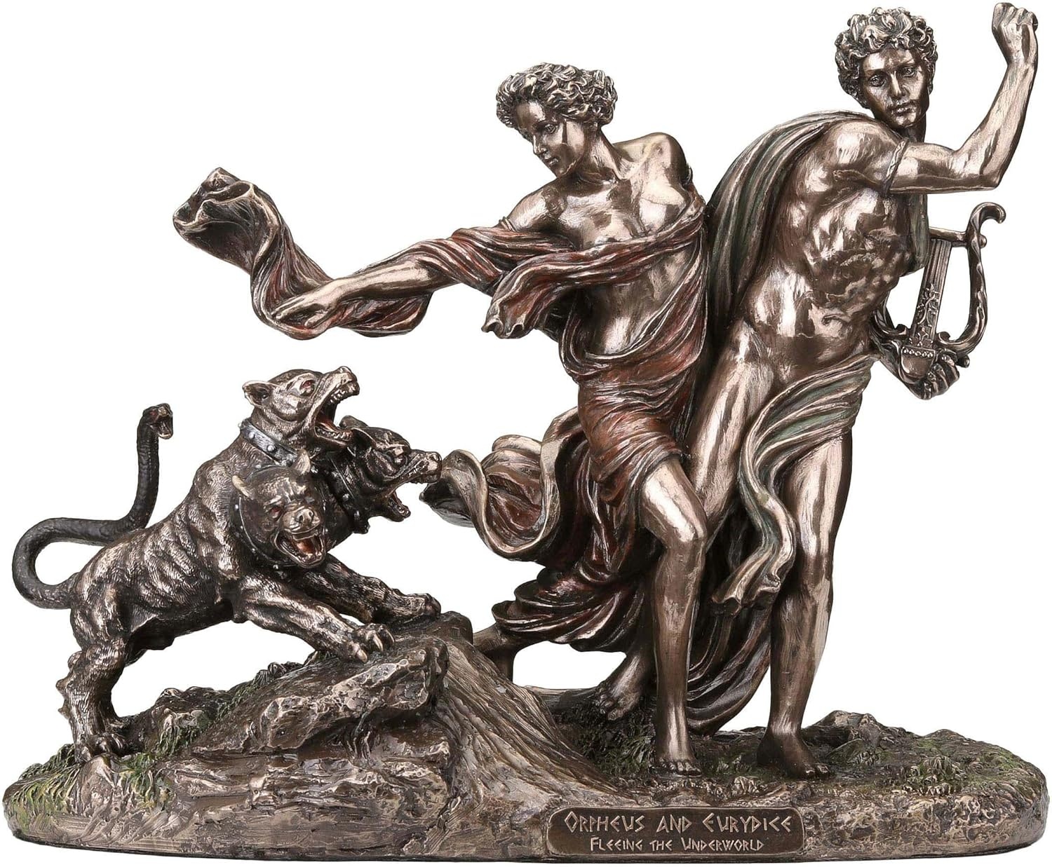 Orpheus and Eurydice Fleeing the Underworld statue | Boutique Trukado ...