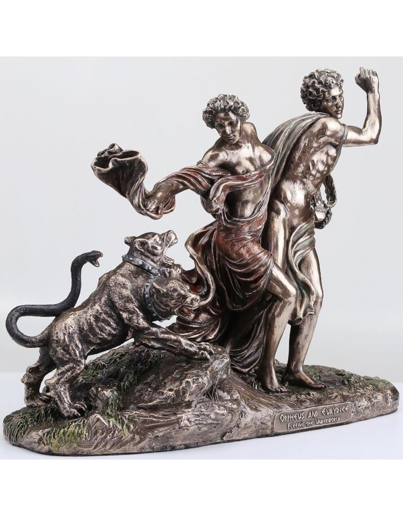 Orpheus and Eurydice Fleeing the Underworld statue | Boutique Trukado ...