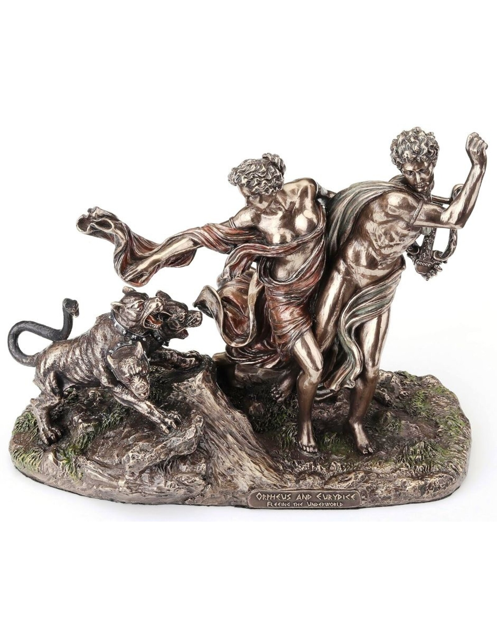 Orpheus and Eurydice Fleeing the Underworld statue | Boutique Trukado ...