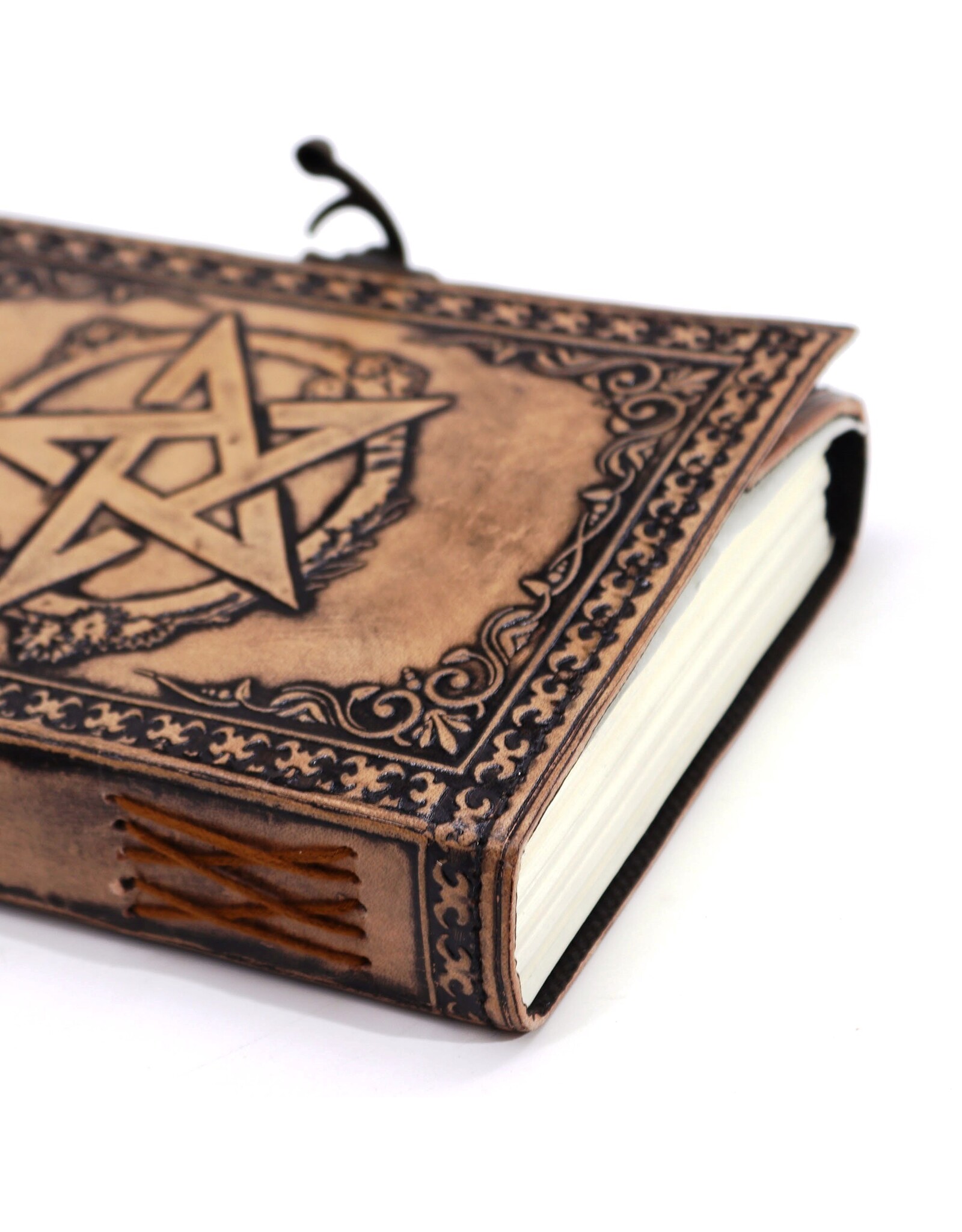 Pentacle Leather Esoteric Notebook | Boutique Trukado - Boutique Trukado