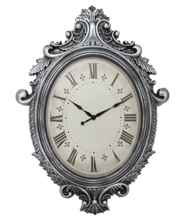 Oval Wall Clock Baroque Style 76cm | Boutique Trukado - Boutique Trukado