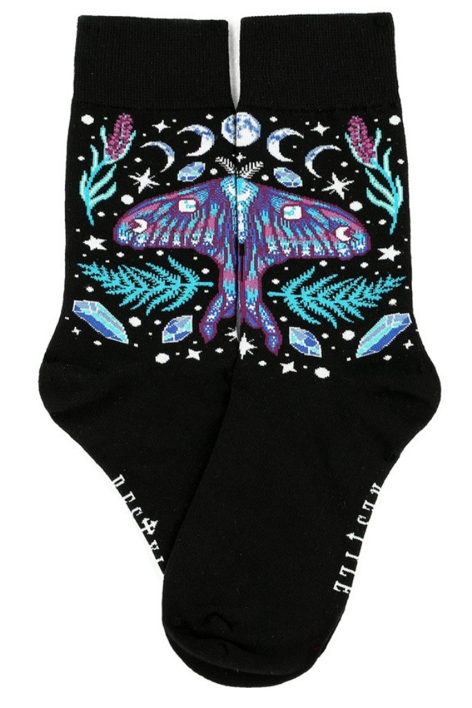 Enchanted Forest Jacquard Sokken Restyle | Boutique Trukado - Boutique Trukado