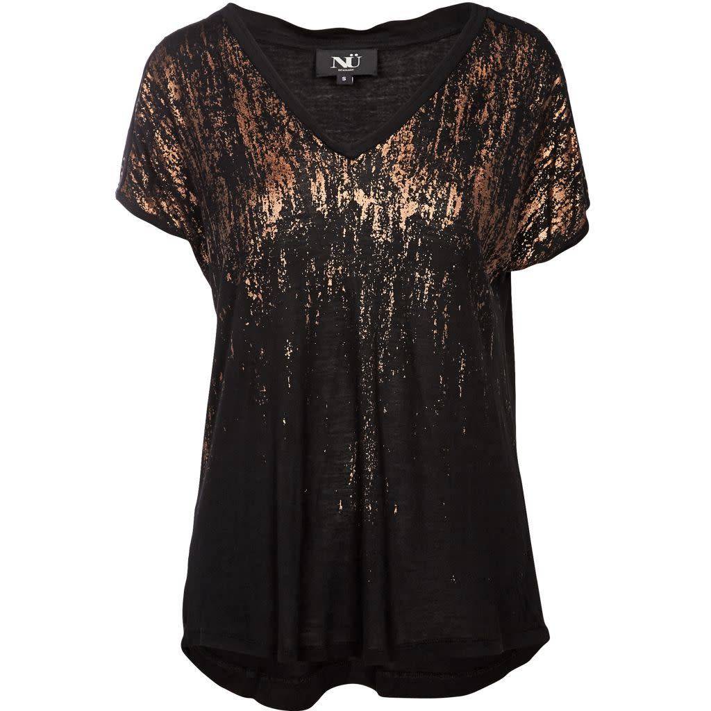 NU Denmark - Shirt with print - Shere Fashion