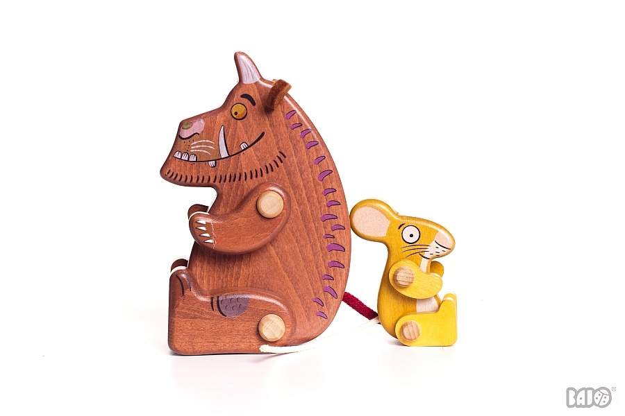 Gruffalo Houten figuren Gruffalo en Muis - Hout en Plezier - Hout en ...
