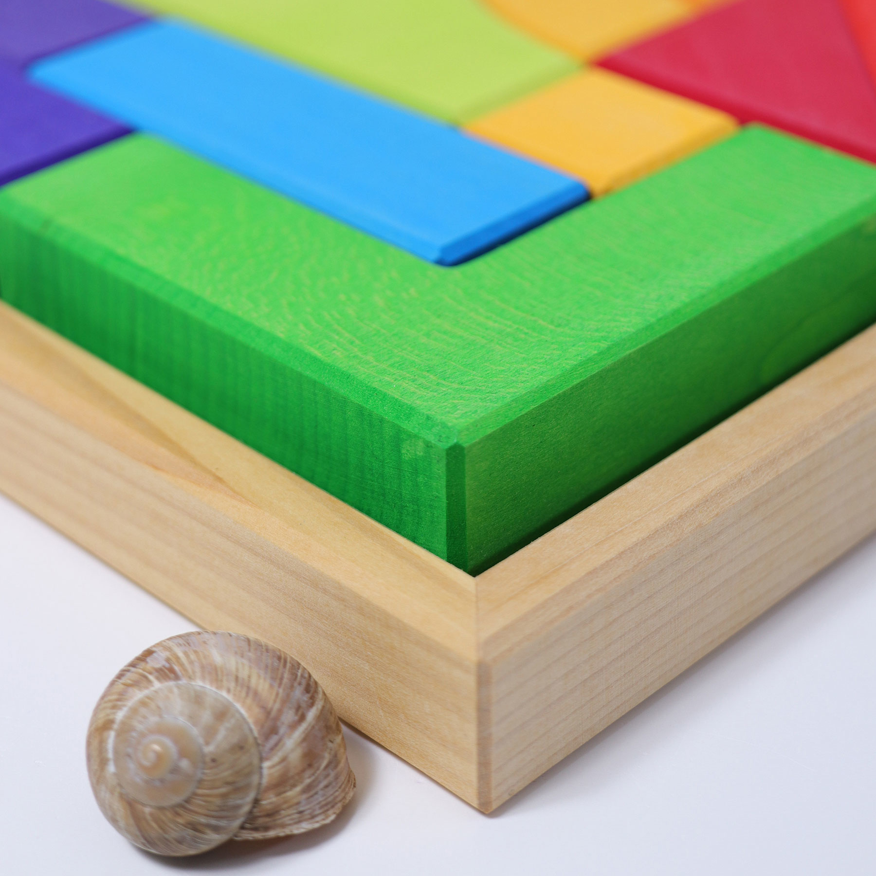Grimms Basis Blokkendoos Set 1 - Hout en Plezier - Hout en Plezier