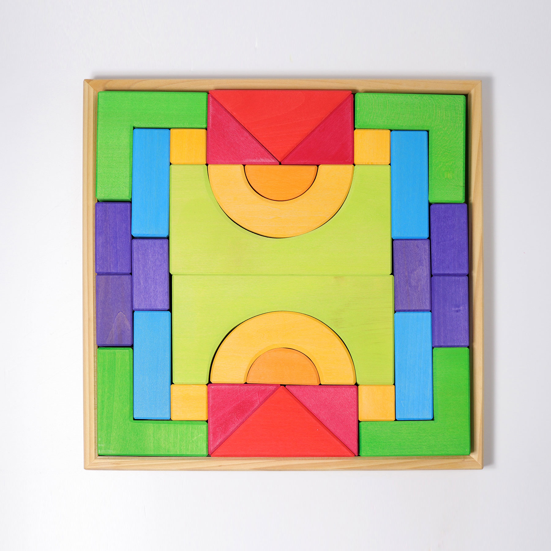 Grimms Basis Blokkendoos Set 1 - Hout en Plezier - Hout en Plezier