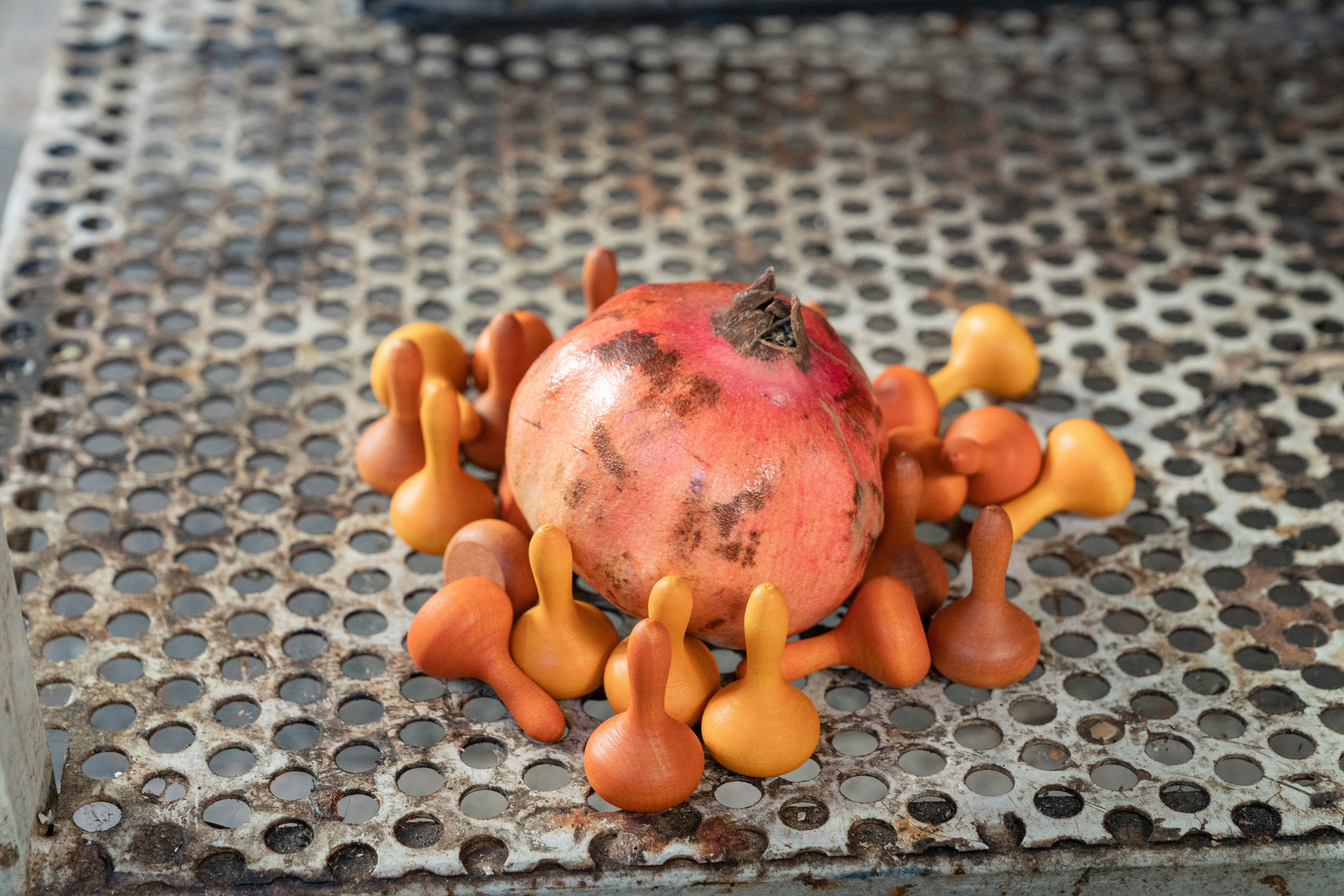 Grapat Mandala Pompoen - Pumpkin - Hout en Plezier - Hout en Plezier