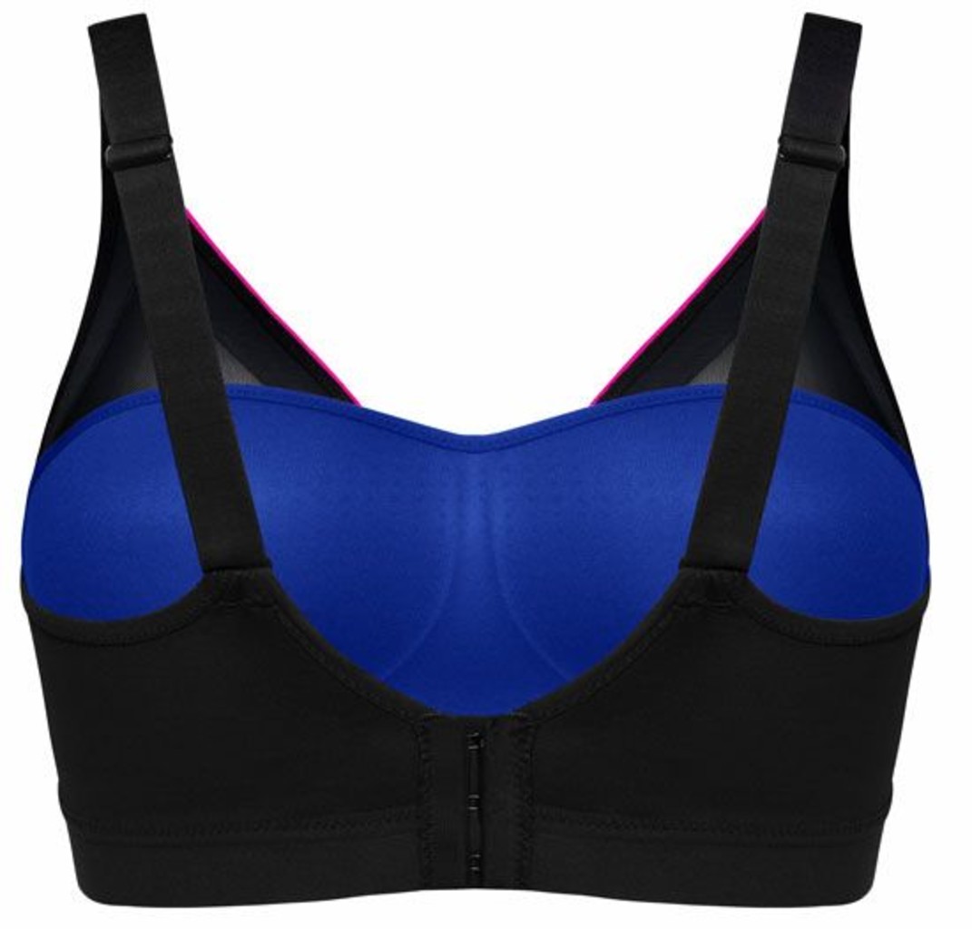 Shock Absorber Sport Bh padded zonder beugel zwart bies neon kleur ...