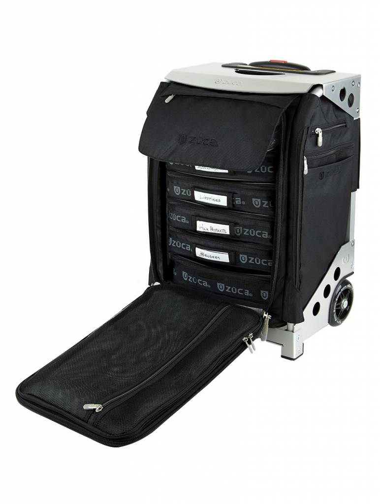 ZÜCA Flyer Artist Makeup Trolley Silver | Organized Travel - ZUCA EUROPE