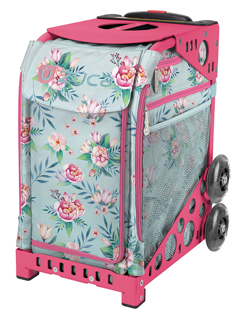 ZÜCA Blooms Trolley: Refined Peony Art in Luxurious Fabric - ZUCA EUROPE