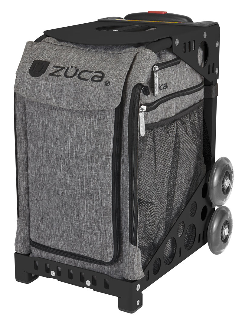ZÜCA Stone – Grau-Steinfarbener Sport- & Schul-Trolley mit Sitz - ZUCA ...
