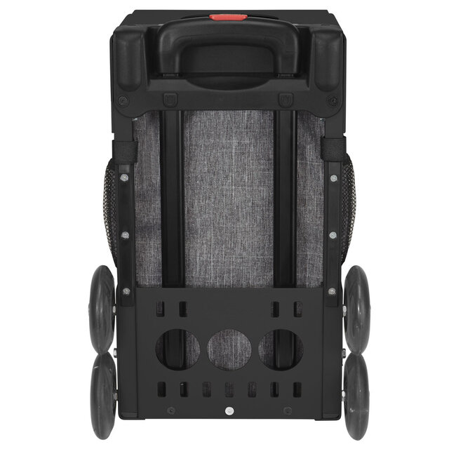 ZÜCA Stone – Grau-Steinfarbener Sport- & Schul-Trolley mit Sitz - ZUCA ...