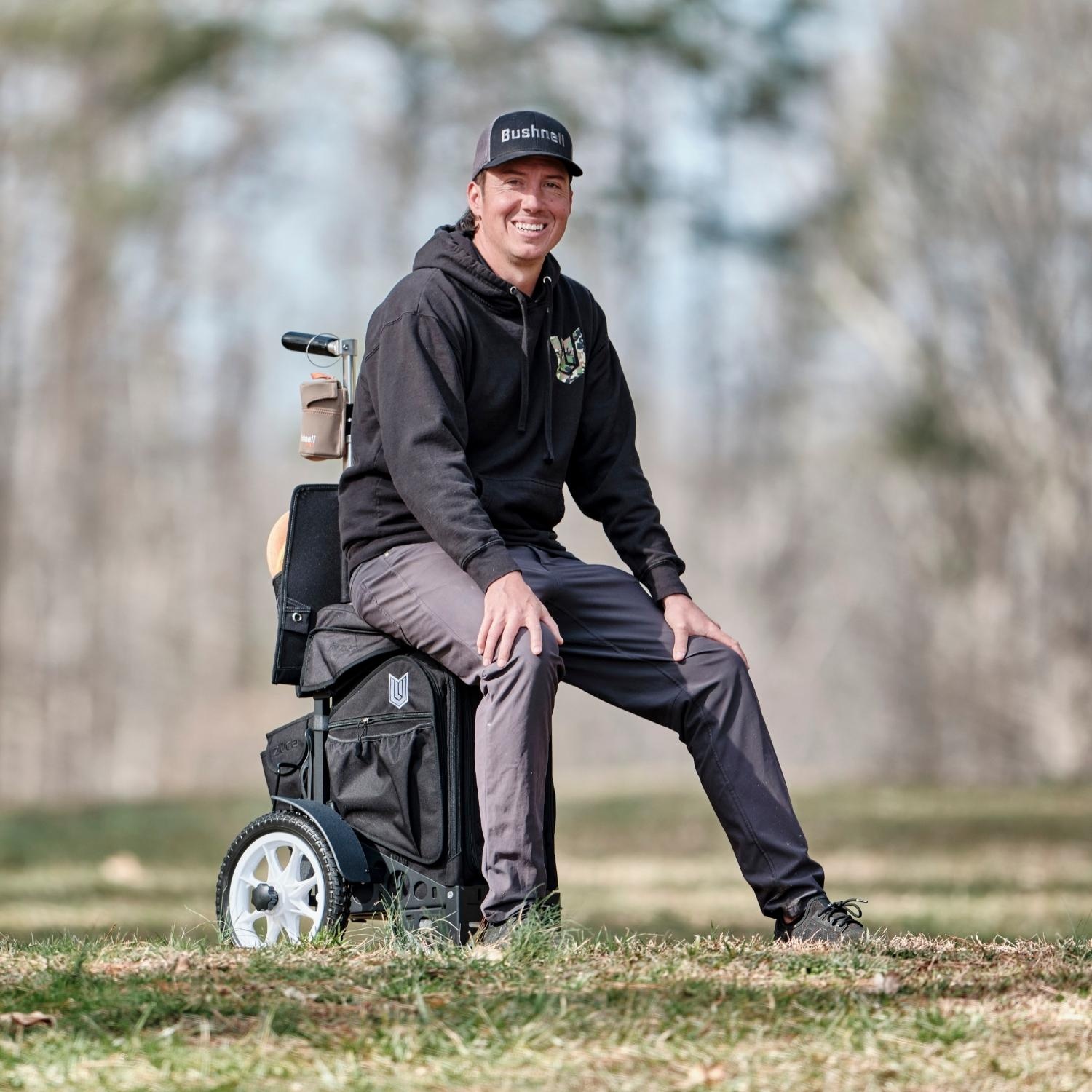 Uli Special Edition Compact Disc Golf Cart/White - on ZÜCA website ...