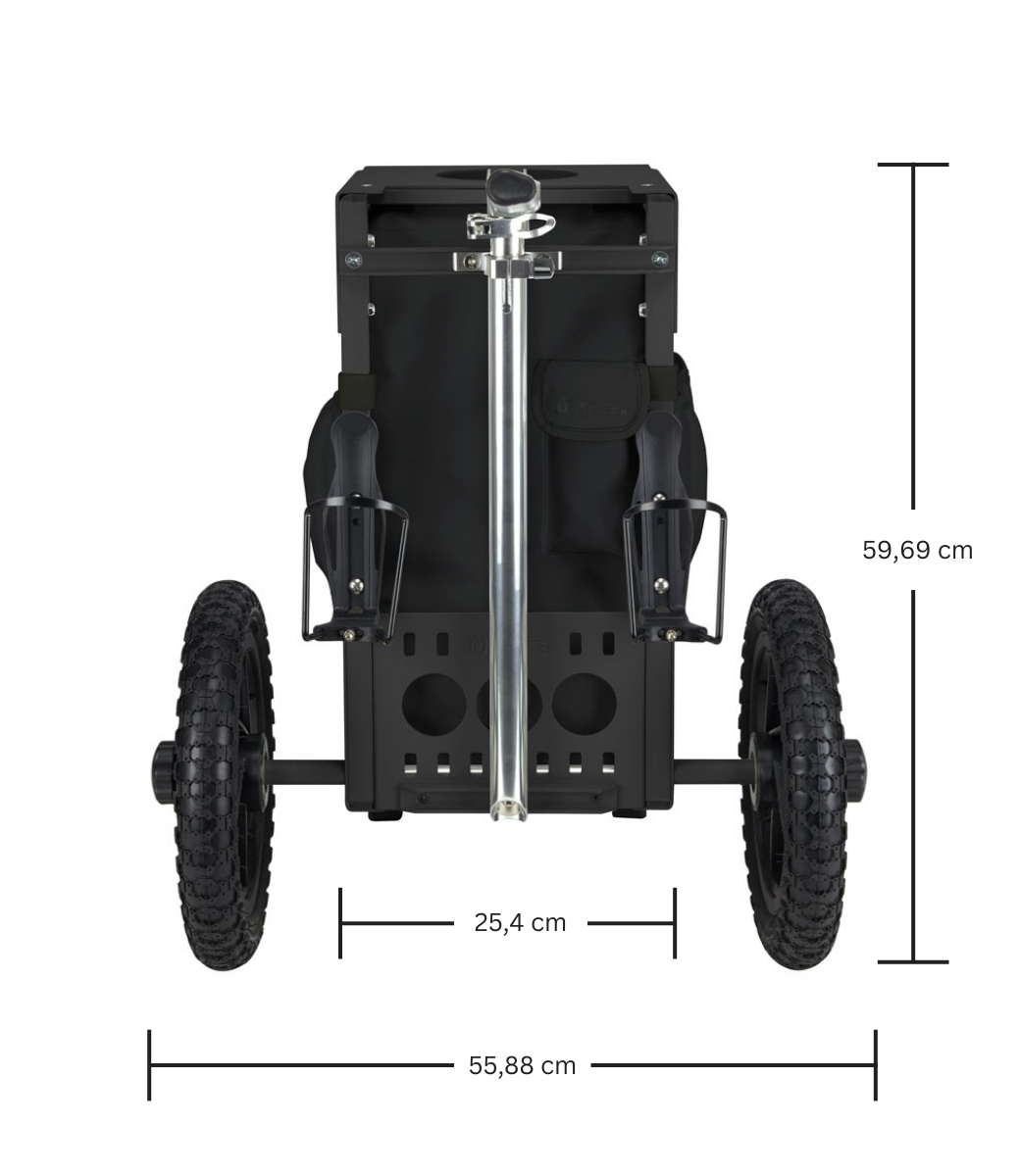 Disc Golf Cart, Black - the official ZÜCA webs - ZUCA EUROPE