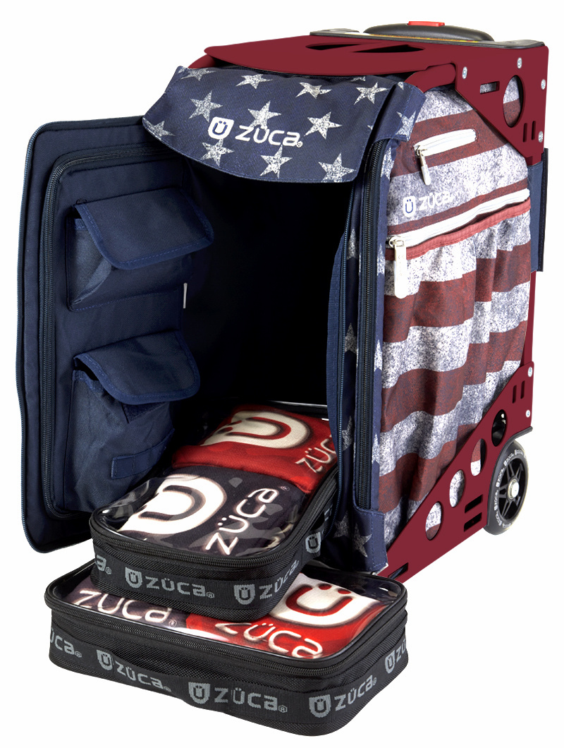 Cornhole Pro Rolling Bag - Old Glory - ZÜCA website - ZUCA EUROPE