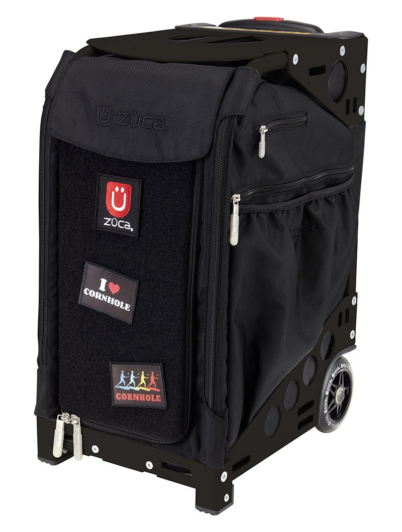 Cornhole Pro Rolling Bag - Black- the official ZÜCA website - ZUCA EUROPE