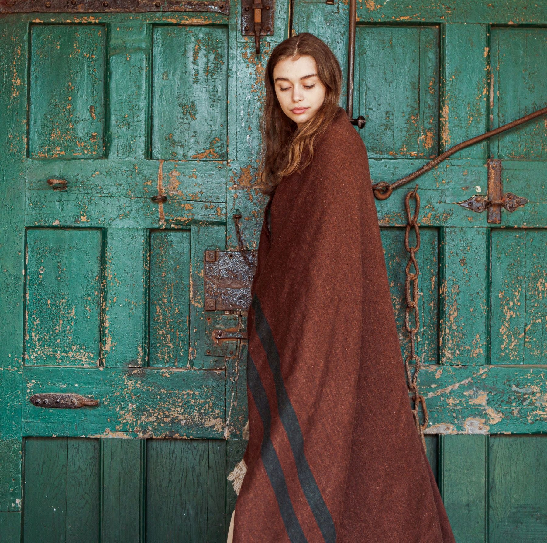 Juniper throw - leather • Couleur Locale