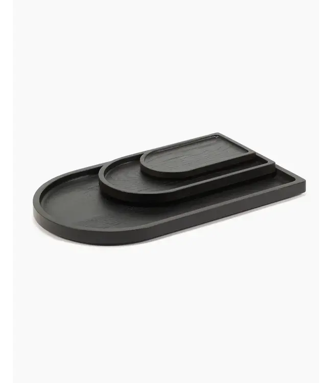 Dienblad La Mère - small - zwart hout • Couleur Locale