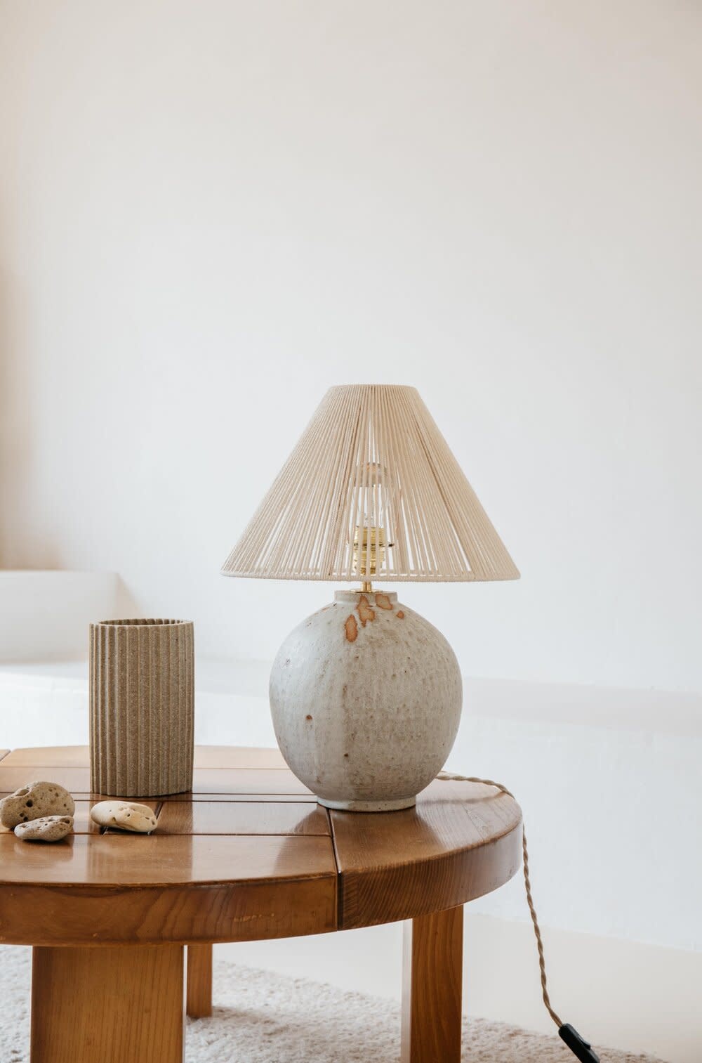 Michelle table lamp - cotton - Couleur Locale