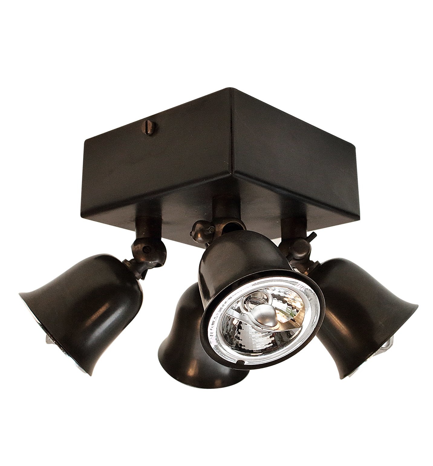 Authentage Spot apparent Fleure sur socle carré 4L - PerfectLights